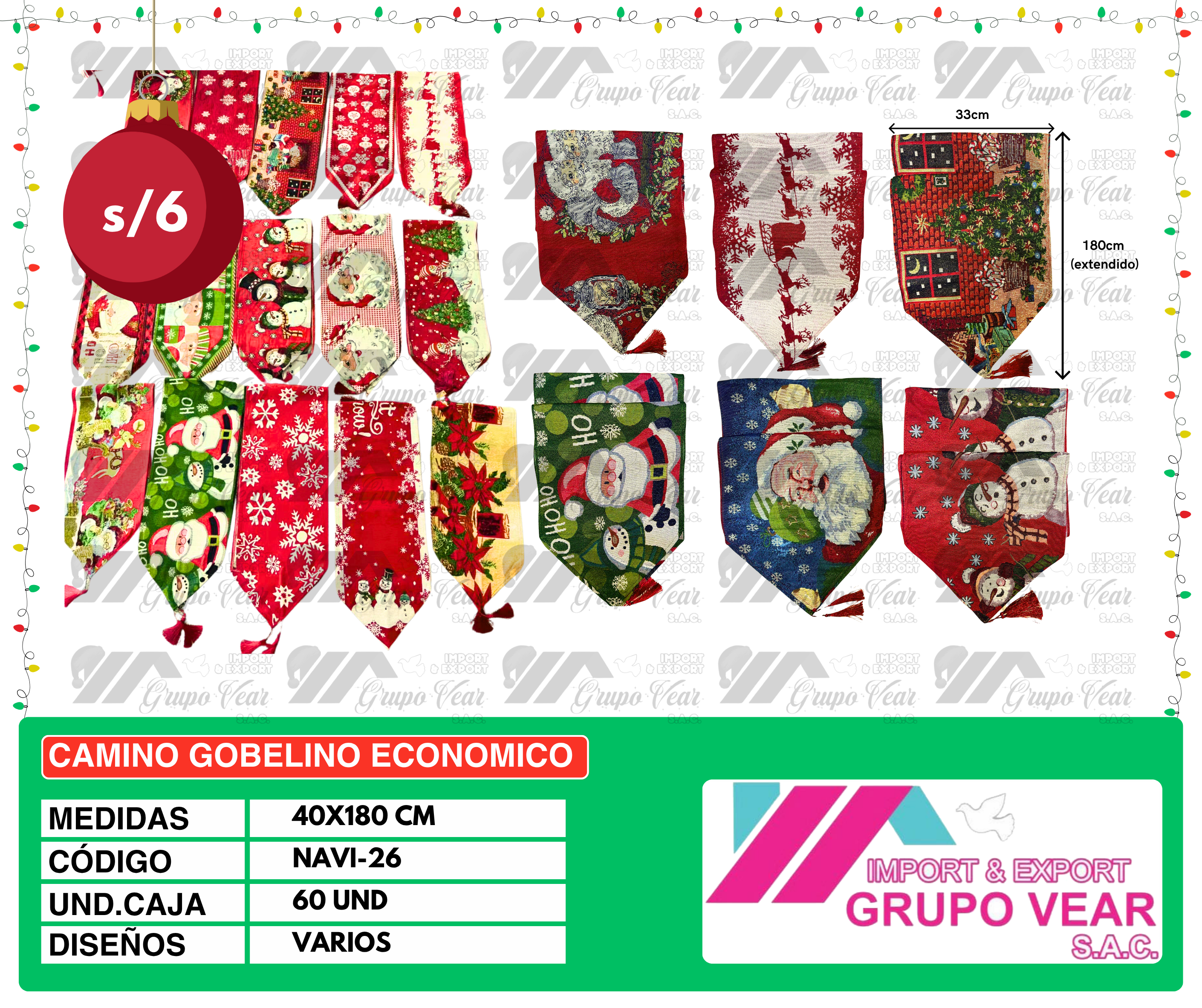 CAMINO GOBELINO ECONOMICO – Grupo VEAR